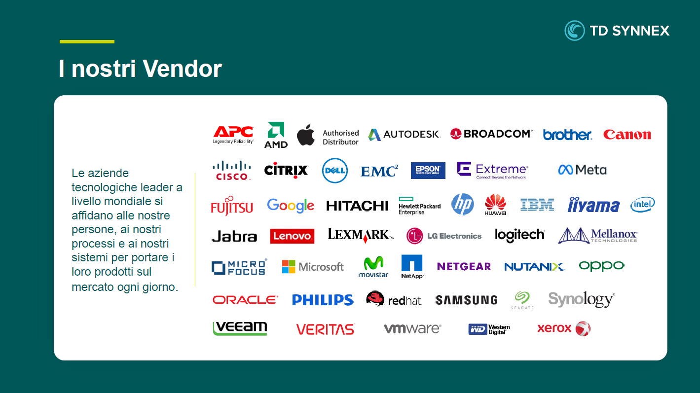 TD Synnex. Il nuovo colosso leader nella distribuzione IT - Datasys ...